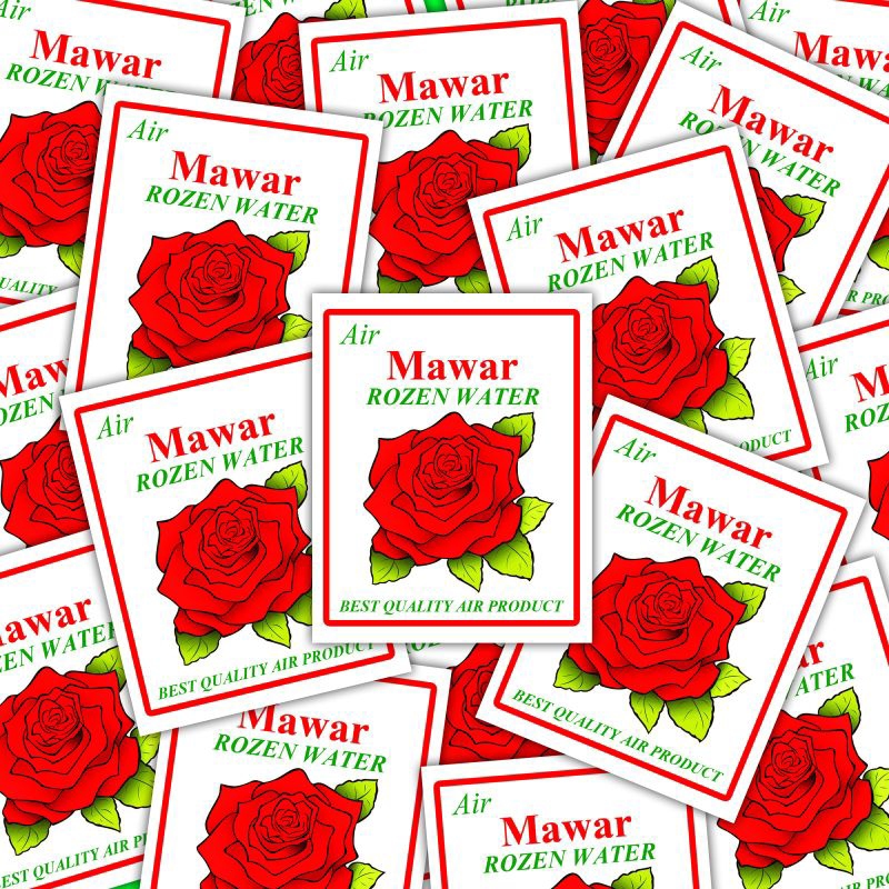 Jual STICKER LABEL AIR MAWAR KUBURAN MAKAM | Shopee Indonesia