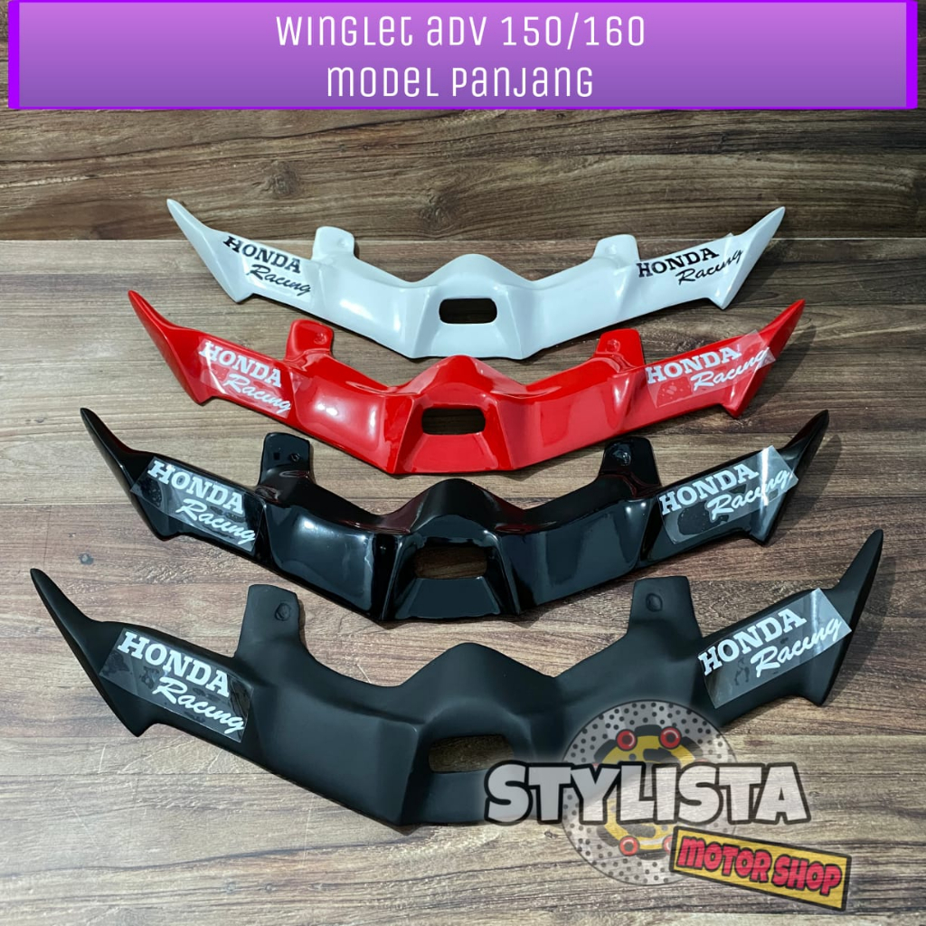 Jual WINGLET HONDA ADV 160 2022 2023 2024 KUMIS VARIASI MOTOR | Shopee ...