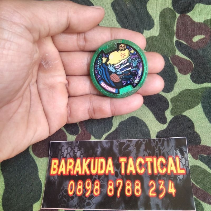 Jual Bandai Pokemon Yo-Kai Yokai Watch Medal Green Matenshi Medal ...