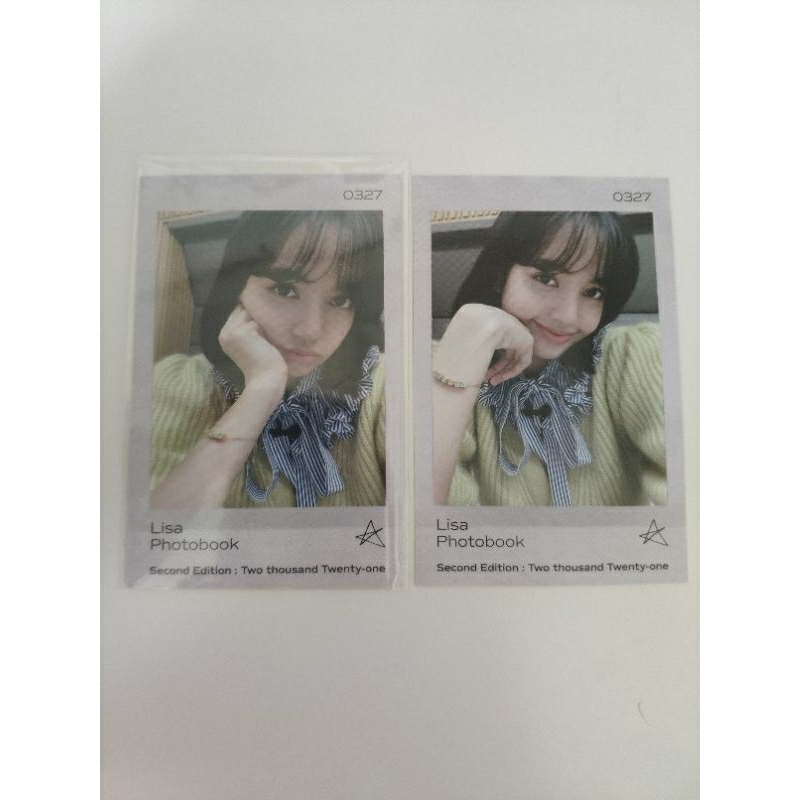 Jual PHOTOCARD LISA BLACKPINK 0327 SET ( BOOKED ) | Shopee Indonesia