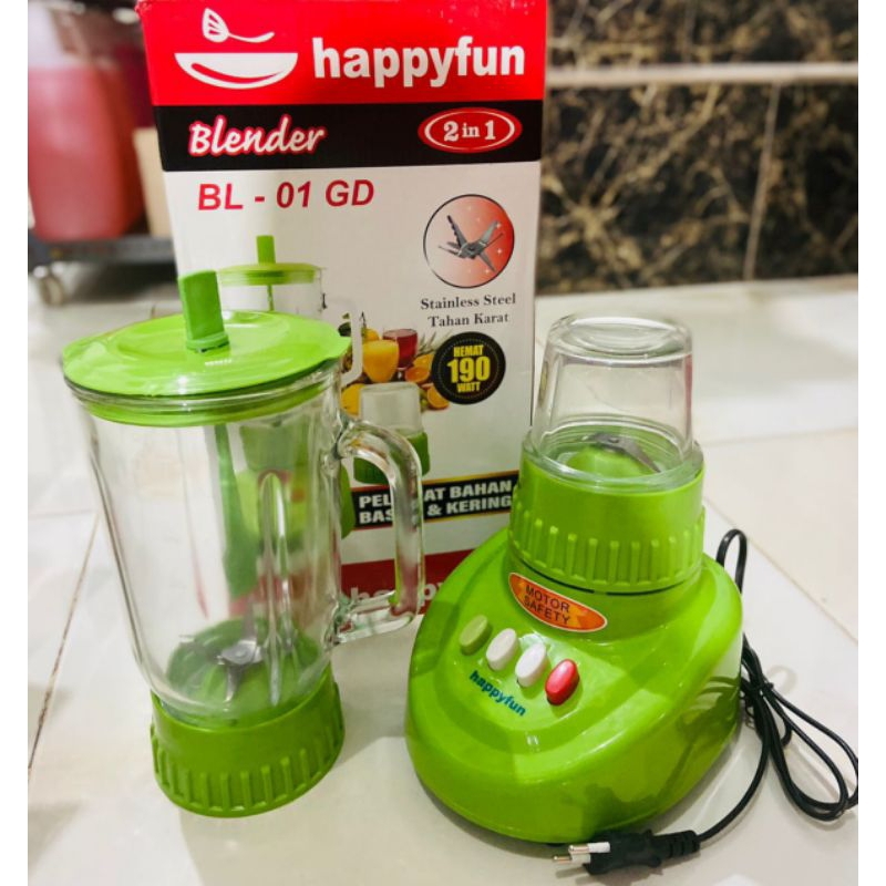 Jual BLENDER HAPPY FUN | BL - 01 | 2in1 | Shopee Indonesia