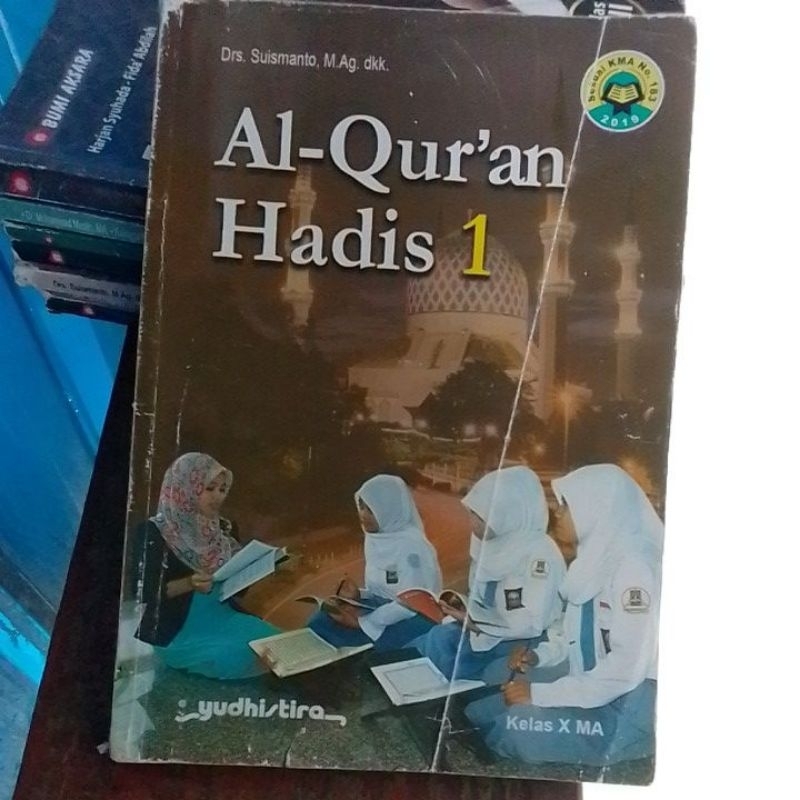 Jual buku al quran hadis 1/sma/ma kelas X/1/10 yudhistira 2019 bebas coretan | Shopee Indonesia