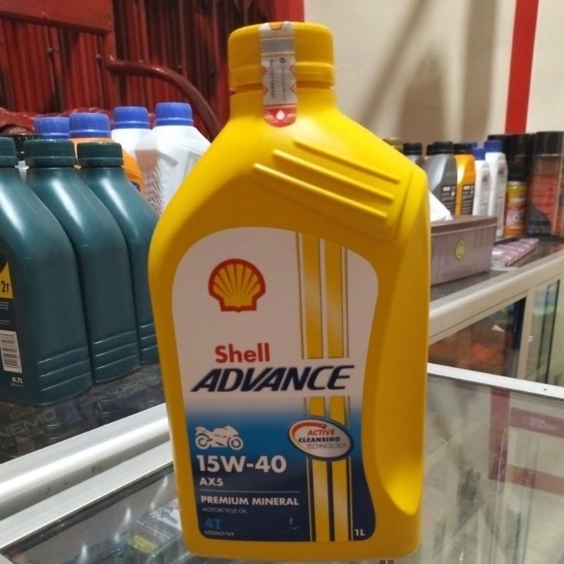Jual Shell ADVANCE 1 L original 100%(dijamin asli) | Shopee Indonesia