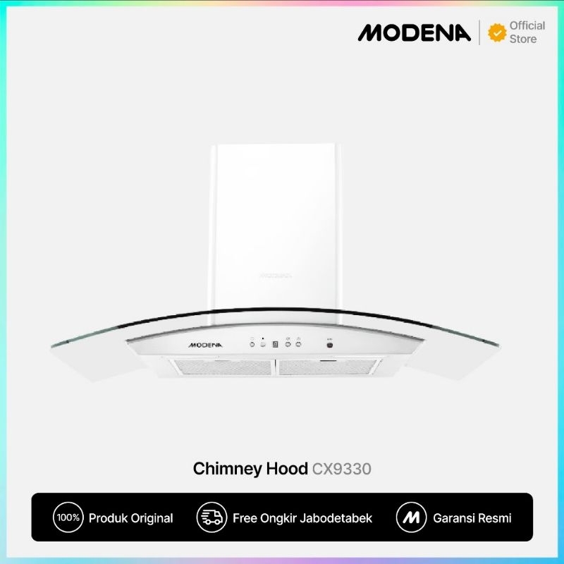 Jual MODENA CHIMNEY HOOD COOKER HOOD 90CM CX9330 | Shopee Indonesia