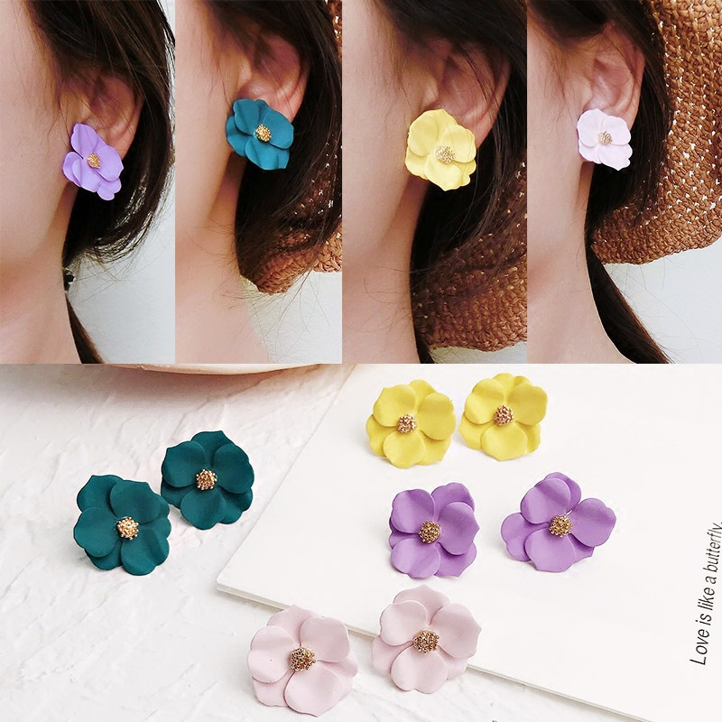 Jual Anting Bunga Rafles Model Jepang Cantik Imut | Shopee Indonesia