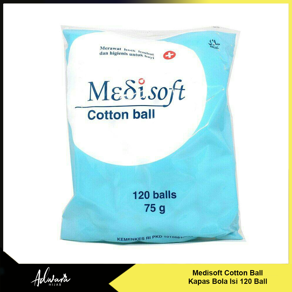 Jual Medisoft Cotton Ball / Kapas Bola isi 120 balls | Shopee Indonesia