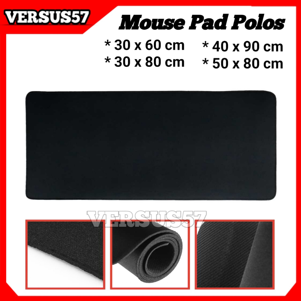 Jual Mouse Pad Gaming XL Desk Mat Polos Alas Laptop Mouse Keyboard ...