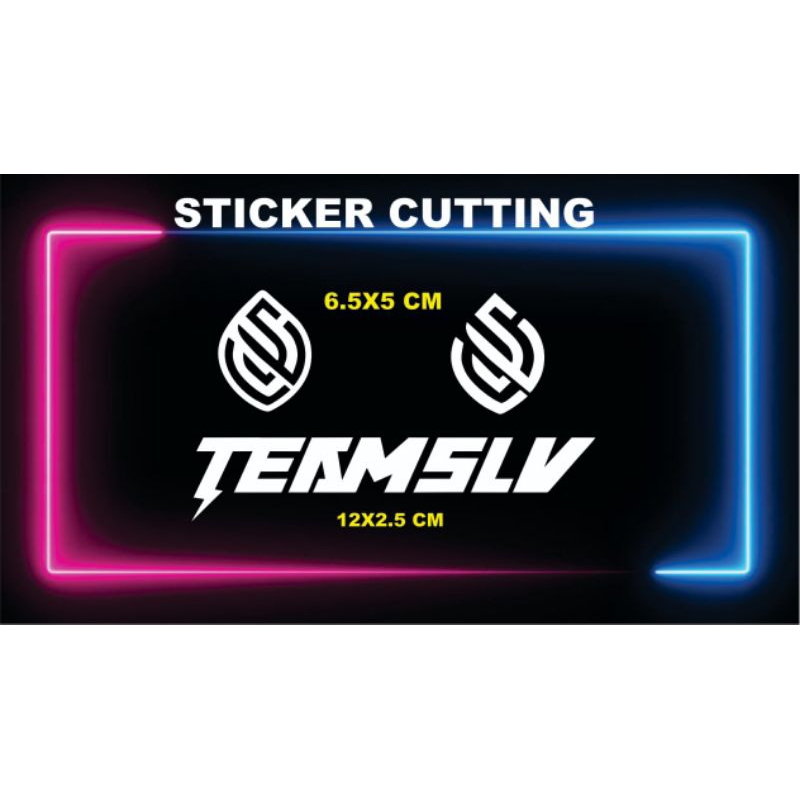 Jual stiker logo teamslv bahan cutting | Shopee Indonesia