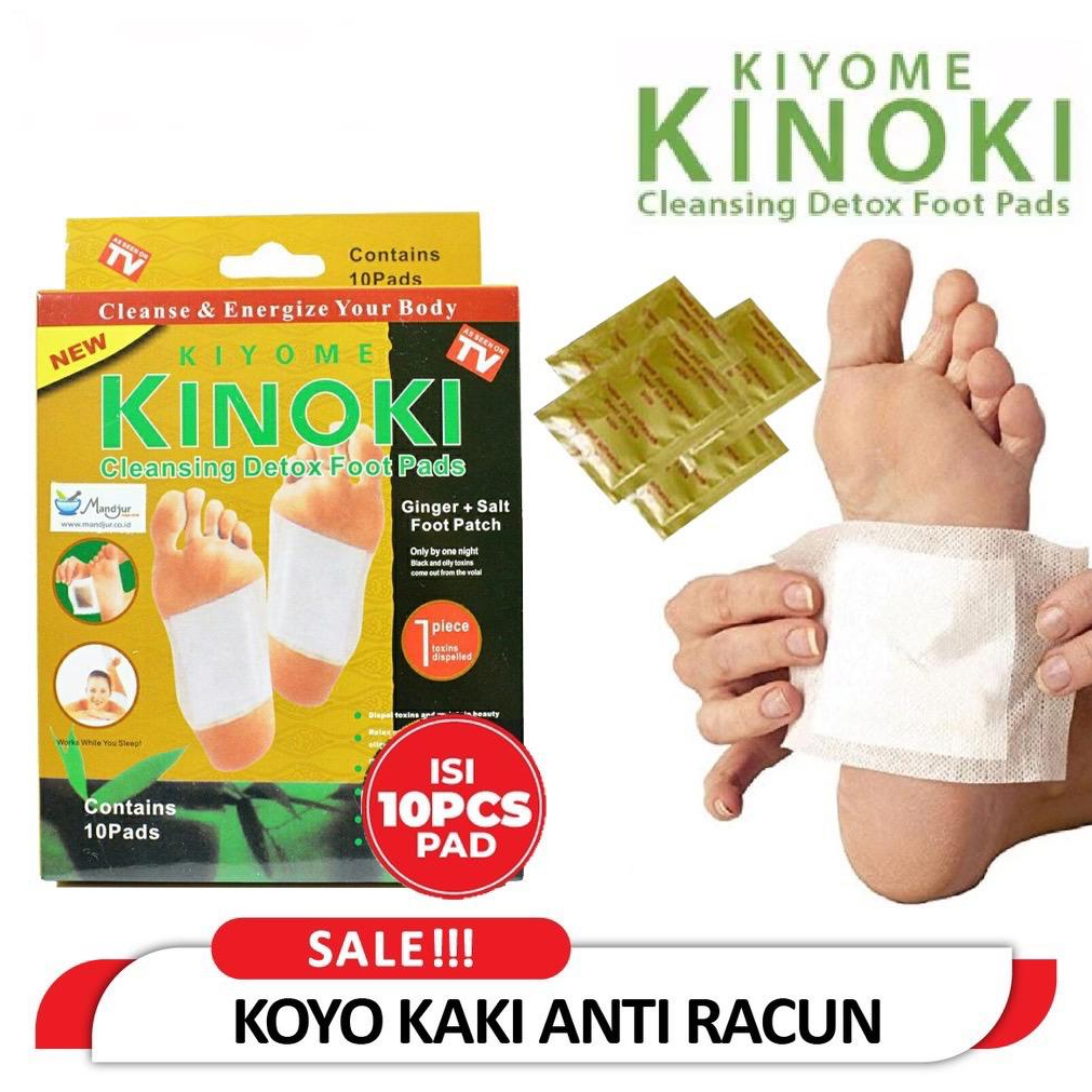 Jual Kinoki Gold Detox Kaki 1 box isi 10 pcs/ 5 PASANG BISA COD Asli Original Kinoki Gold Detox ...