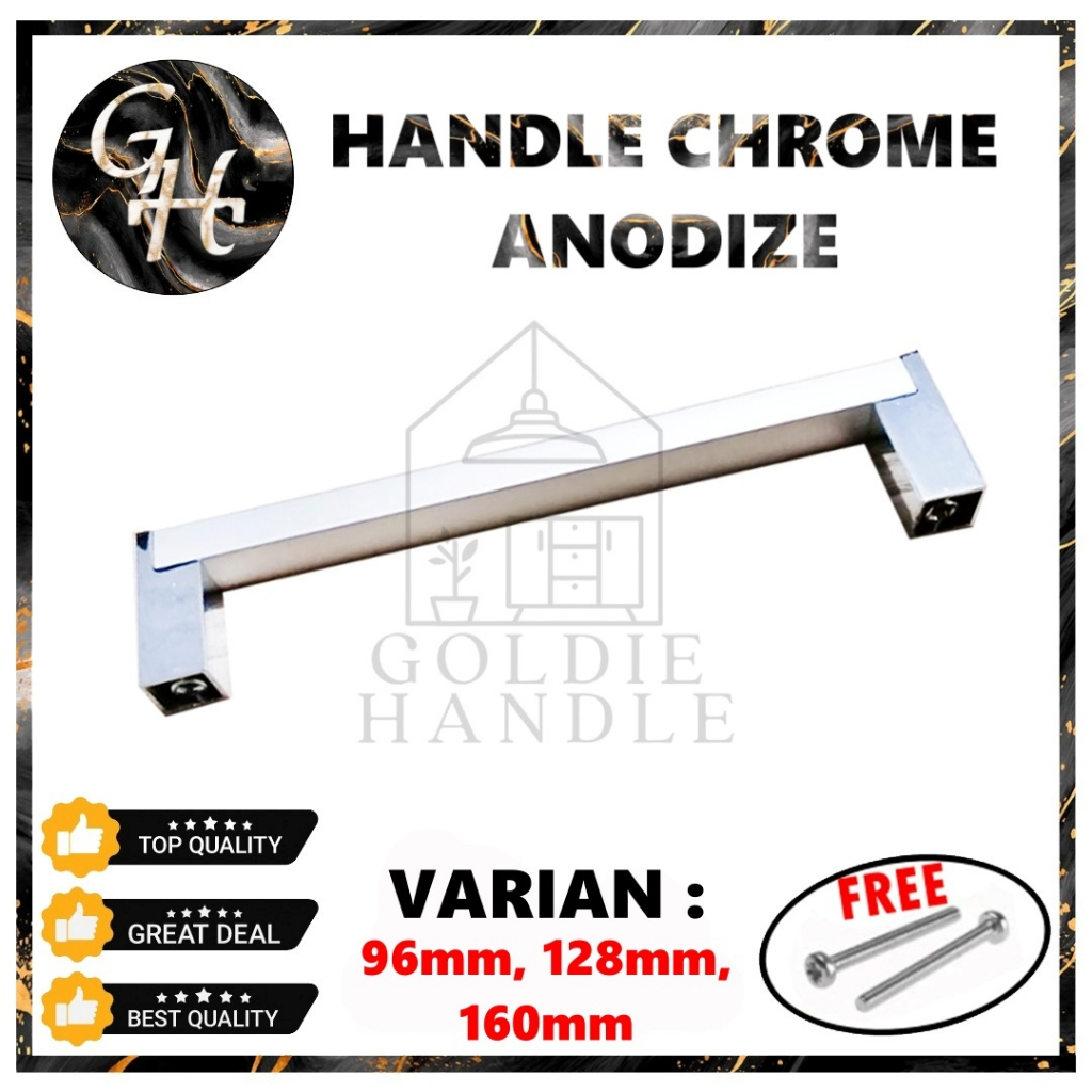 Jual Handle Pegangan Pintu Laci Lemari Furniture Rumah Gagang Pintu ...