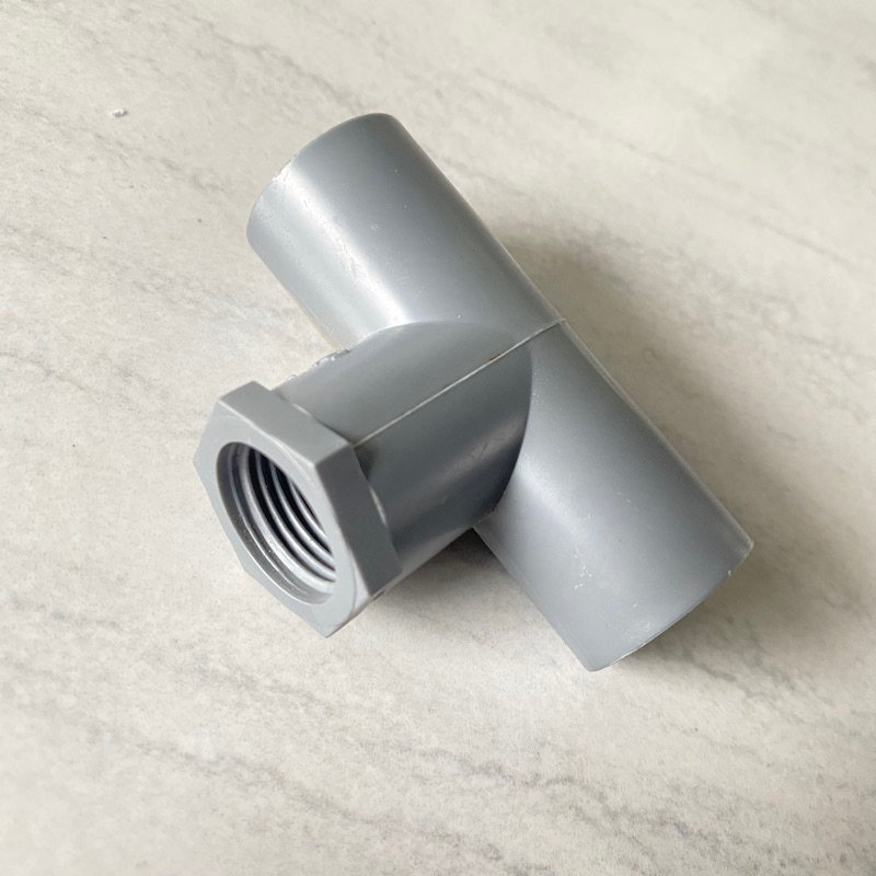 Jual Tee drat dalam pipa pvc 1/2 sambungan pipa pvc | Shopee Indonesia