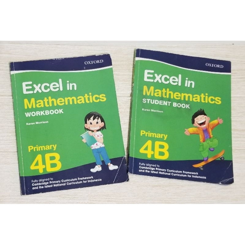 Jual (set) EXCEL in MATHEMATICS 4B | OXFORD | Student Book | Work Book ...