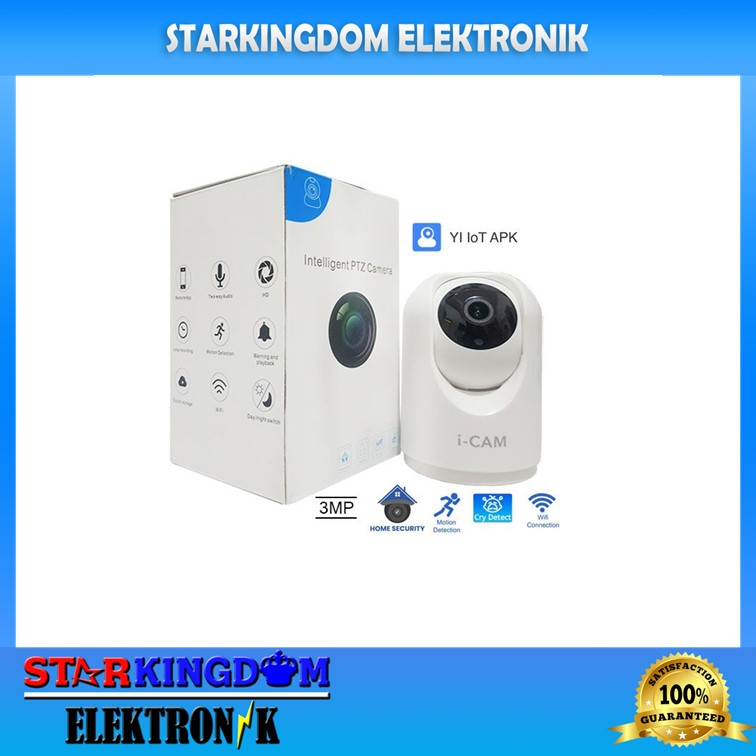 Jual Yi Iot iCam Dome U 3MP 2K Pan Tilt Zone 360 Ipcam Ip Camera Indoor CCTV Wifi H.265 | Shopee ...