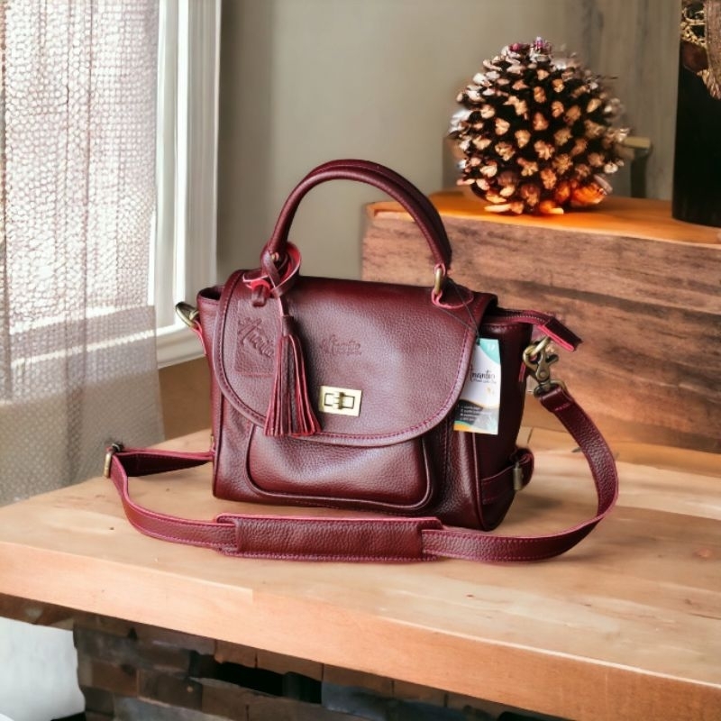 Jual NEW ARRIVAL ANGELA BAG TAS KULIT ASLI | Shopee Indonesia