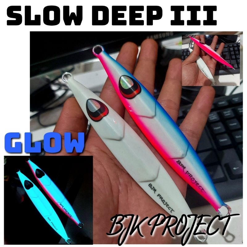 Jual UMPAN PANCING METAL JIG SLOW DEEP III 300,450,500g NEW FULL GID | Shopee Indonesia