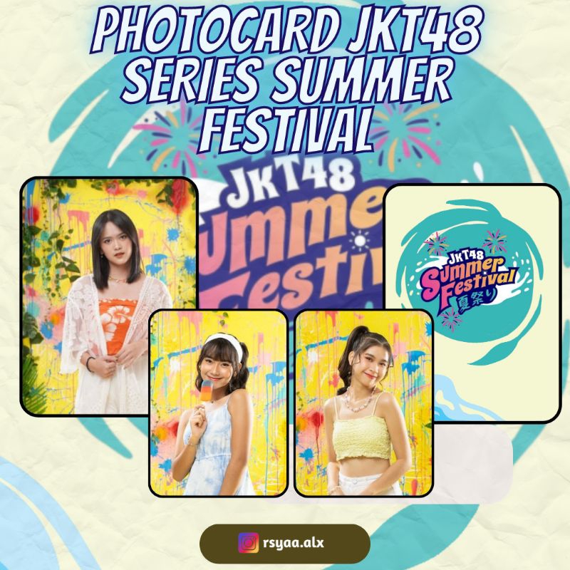 Jual Photocard JKT48 Series Summer Festival MURAHH!!! [Liat Deskripsi!] | Shopee Indonesia