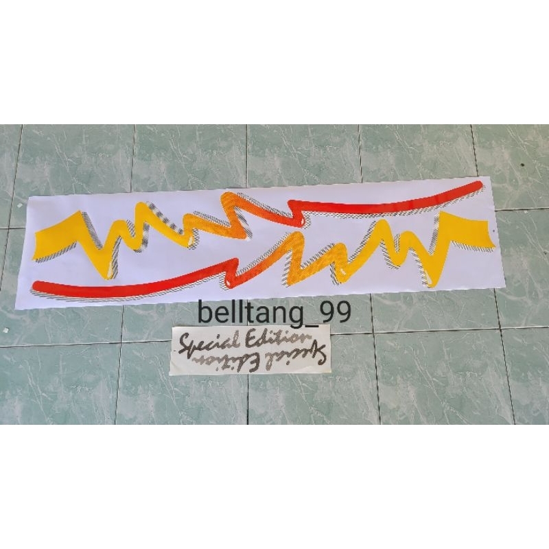 Jual Sticker stiker strip body feroza cacing /sticker feroza cacing ...