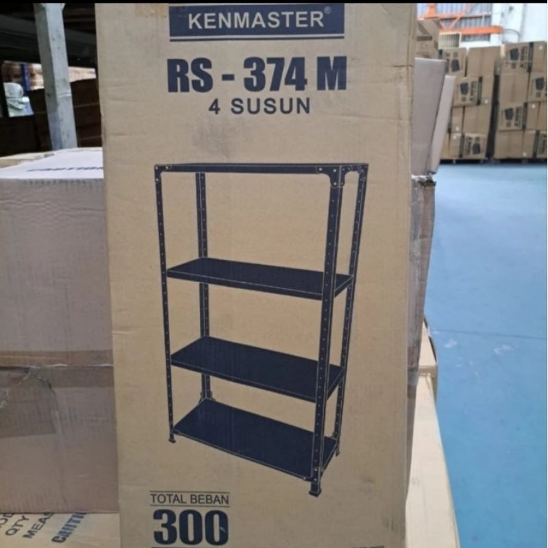 Jual Kenmaster rak susun besi 4 tingkat rak susun kenmaster max 300kg ...