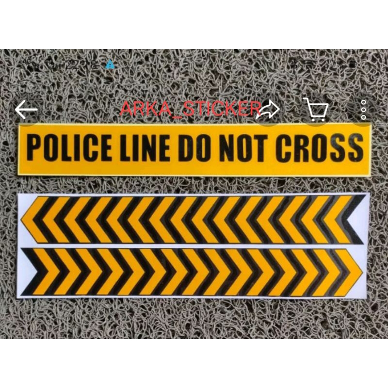 Jual STICKER POLICE LINE STICKER PANAH/STICKER MOTOR DAN MOBIL | Shopee ...