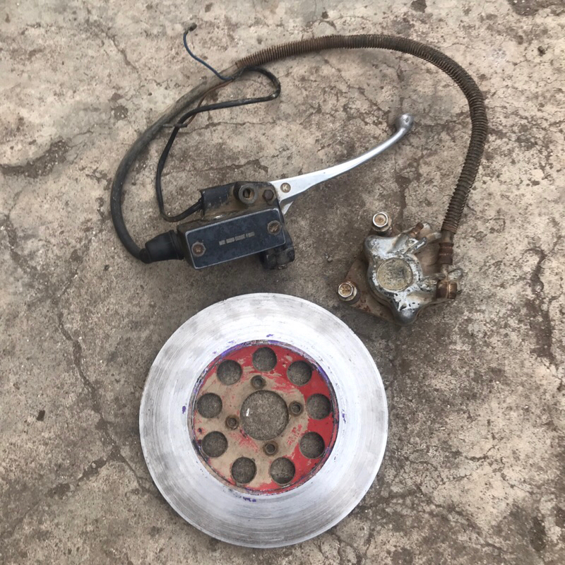 Jual kaliper master rem komplit piringan cakram tokico kawasaki GT0 ...