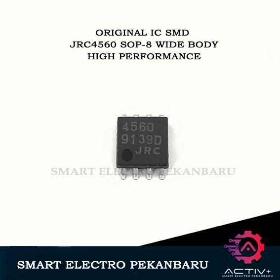 Jual ORIGINAL IC SMD JRC4560 SOP-8 WIDE BODY LEBAR NJM4560 4560 SMD SOP 8 WIDE NJM JRC 4560 SOP8 ...
