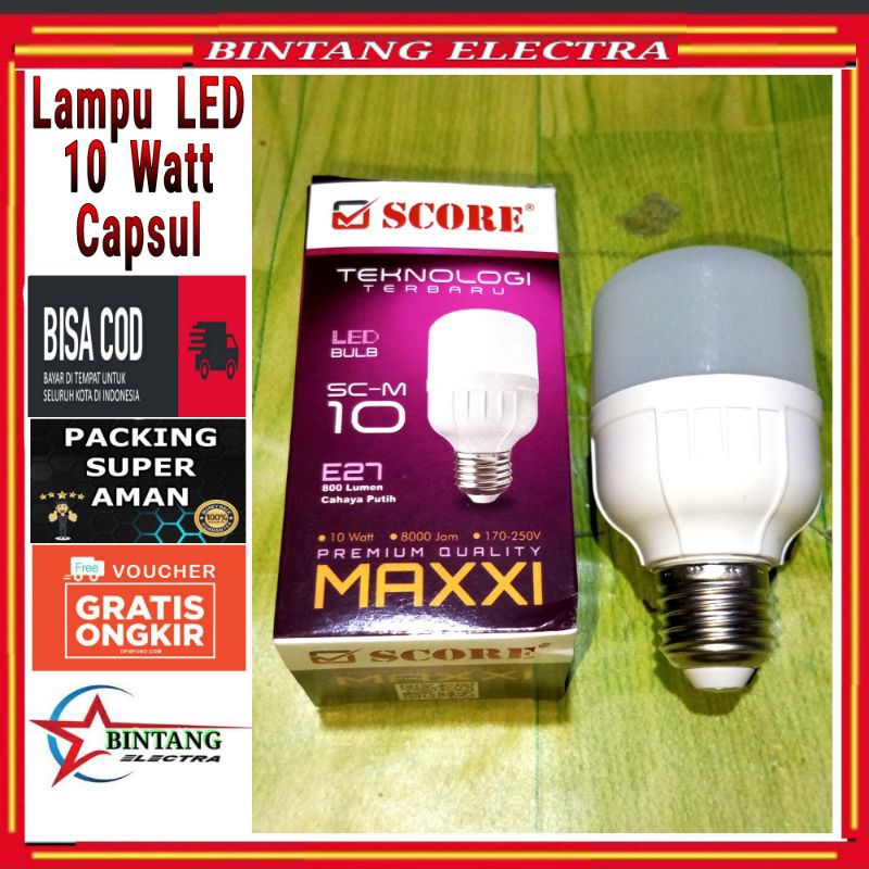 Jual Lampu LED 10 Watt Capsul, bintang electra | Shopee Indonesia