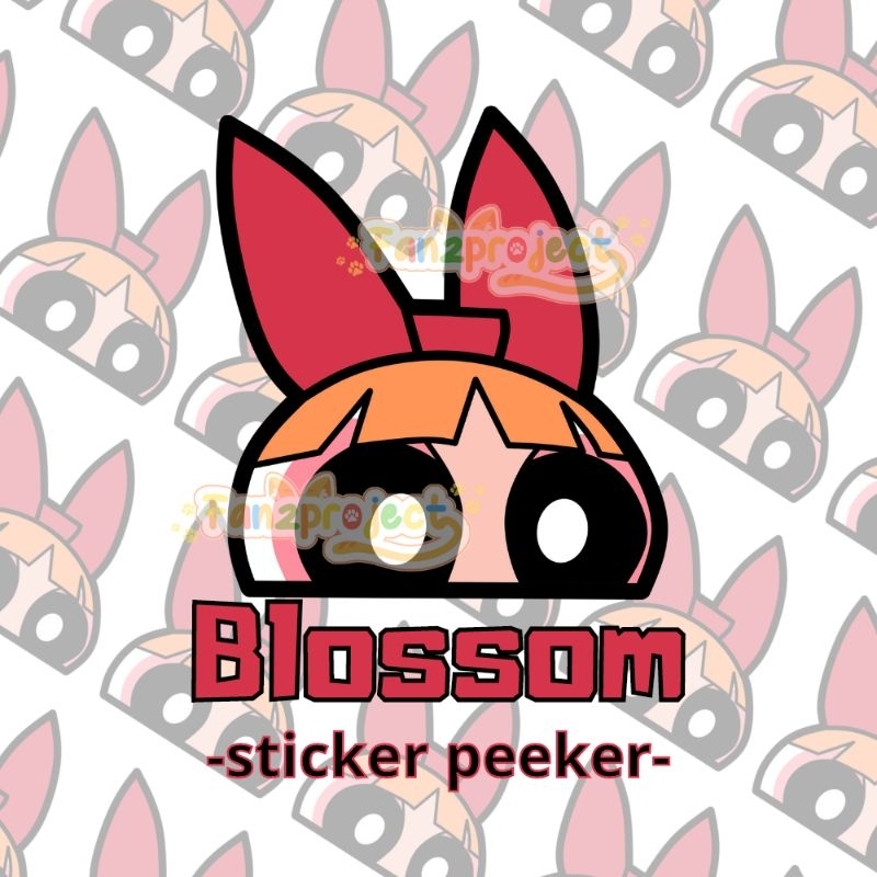 Jual STICKER PEEKER BLOSSOM THE POWERPUFF GIRLS | Shopee Indonesia