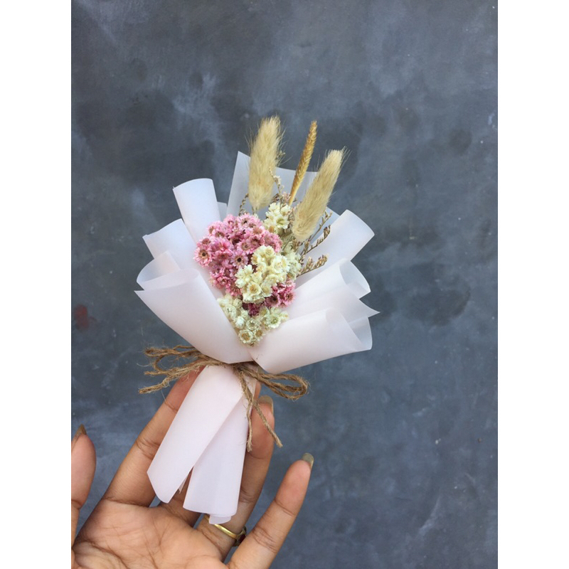 Jual BUKET BUNGA KECIL RUSTIC / BUKET MINI / BUKET BUNGA KECIL KERING ...