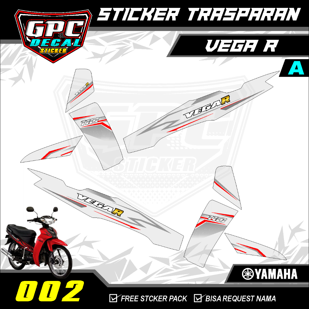Jual STRIPING TRANSPARAN VEGA R VARIASI LIST MOTOR DESAIN MINIMALIS ...