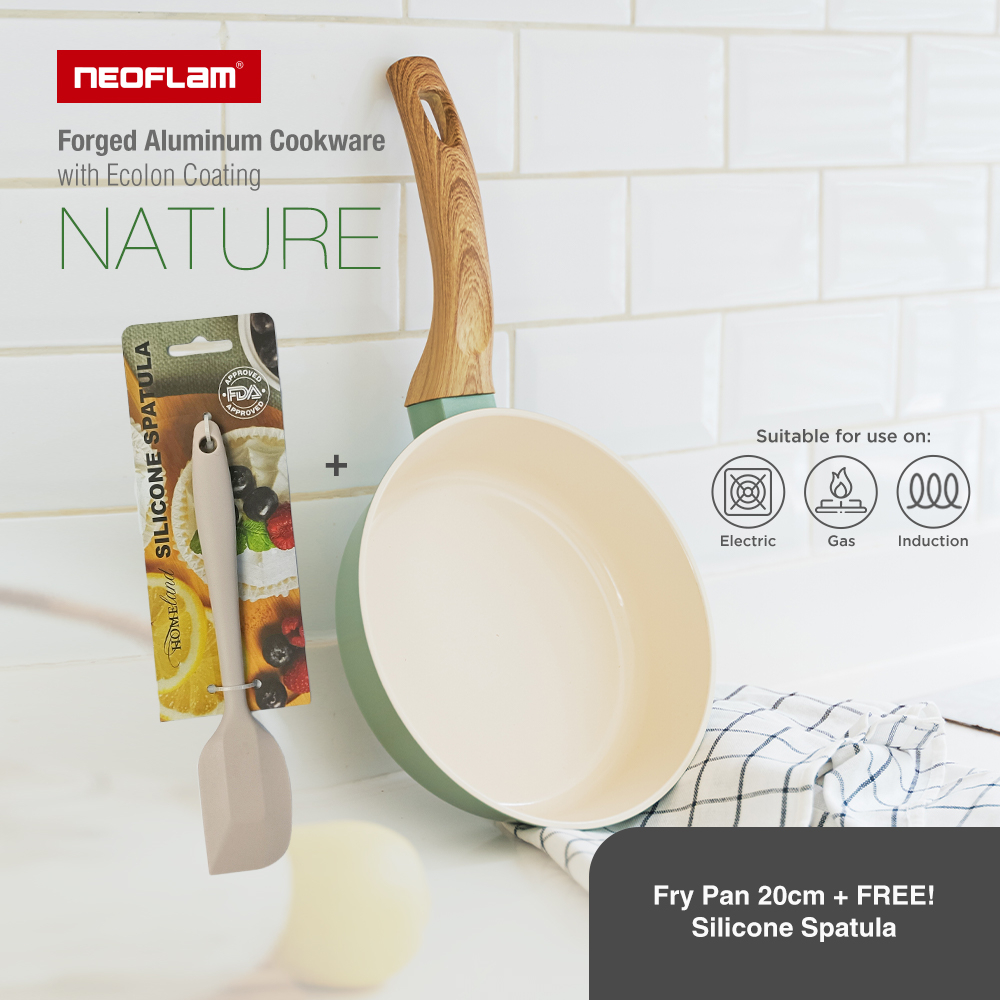 Jual Neoflam Nature Fry Pan 20cm / Wajan Penggorengan Induksi | Shopee Indonesia