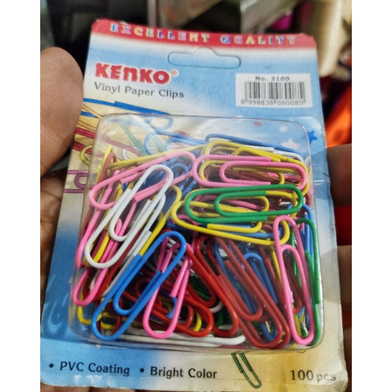 Jual Paper Clip Warna / Color Clips (1pack isi 100) | Shopee Indonesia