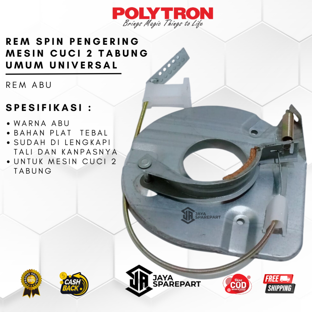 Jual REM SPIN PENGERING MESIN CUCI POLYTRON - REM MOTOR DINAMO SPIN ...