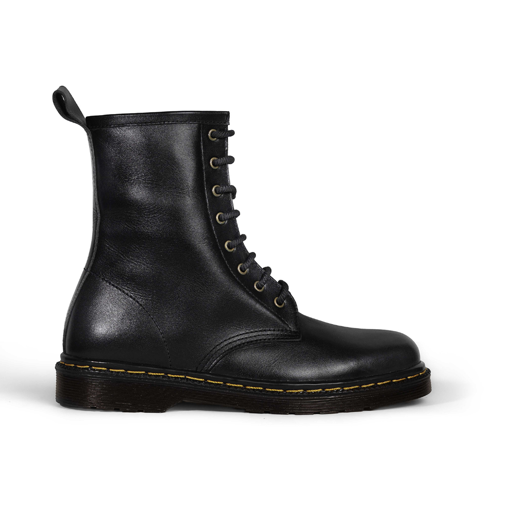 Jual Athar Hamorii - Sepatu Boots Pria Docmart Hitam Kulit Asli ...