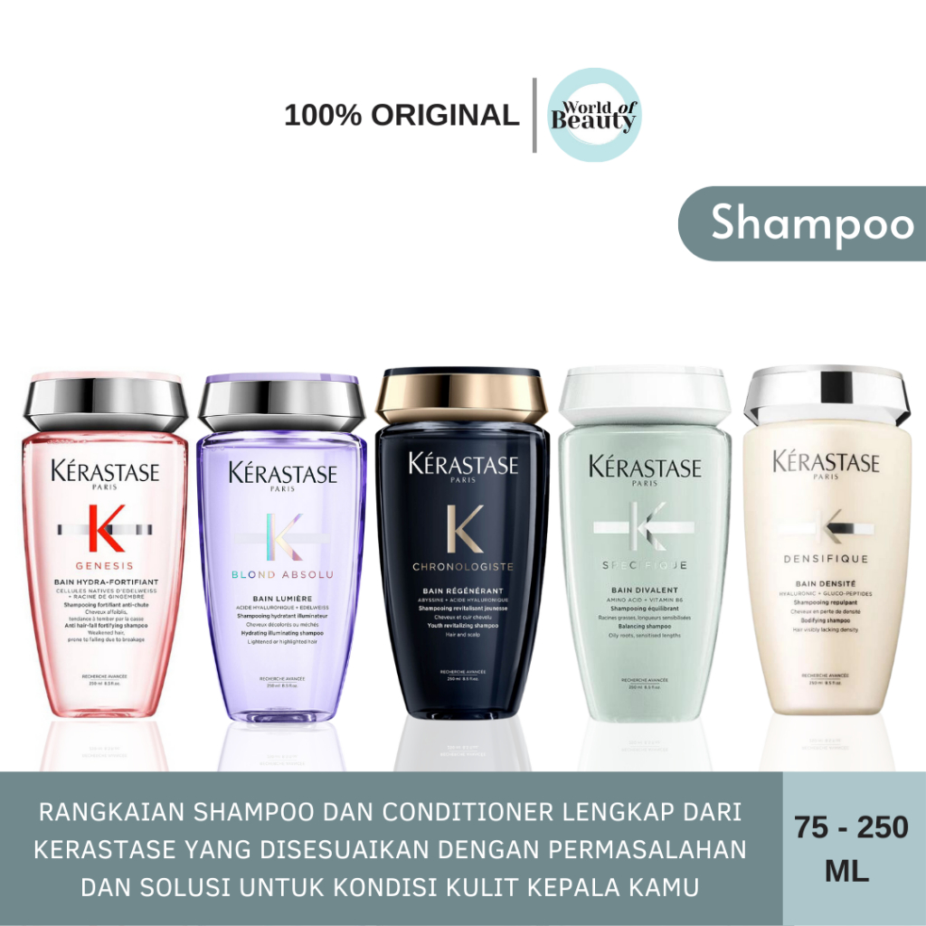 Jual WOBS | ORIGINAL Kerastase Bain Genesis Bain Hydra-Fortifiant ...