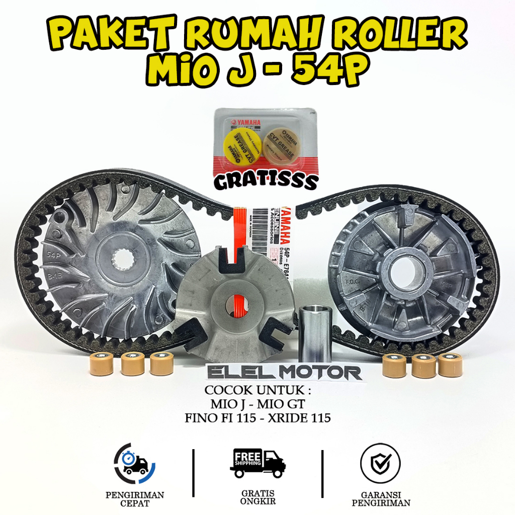 Jual Paket Kirian CVT Rumah Roller Vanbelt Mio J, Soul GT, Fino Fi ...