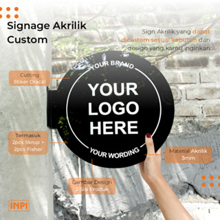 Jual signage akrilik - custom desain sendiri - papan tanda akrilik ...
