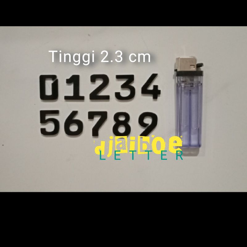 Jual MAL HURUF (cetakan) PLAT NOMOR MOBIL FONT BARU bahan akrilik 2mm ...