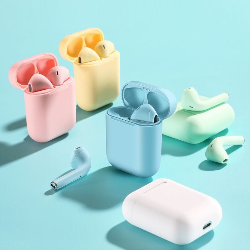Jual inpod 12 headset Bluetooth wireless all colour series earphone ...