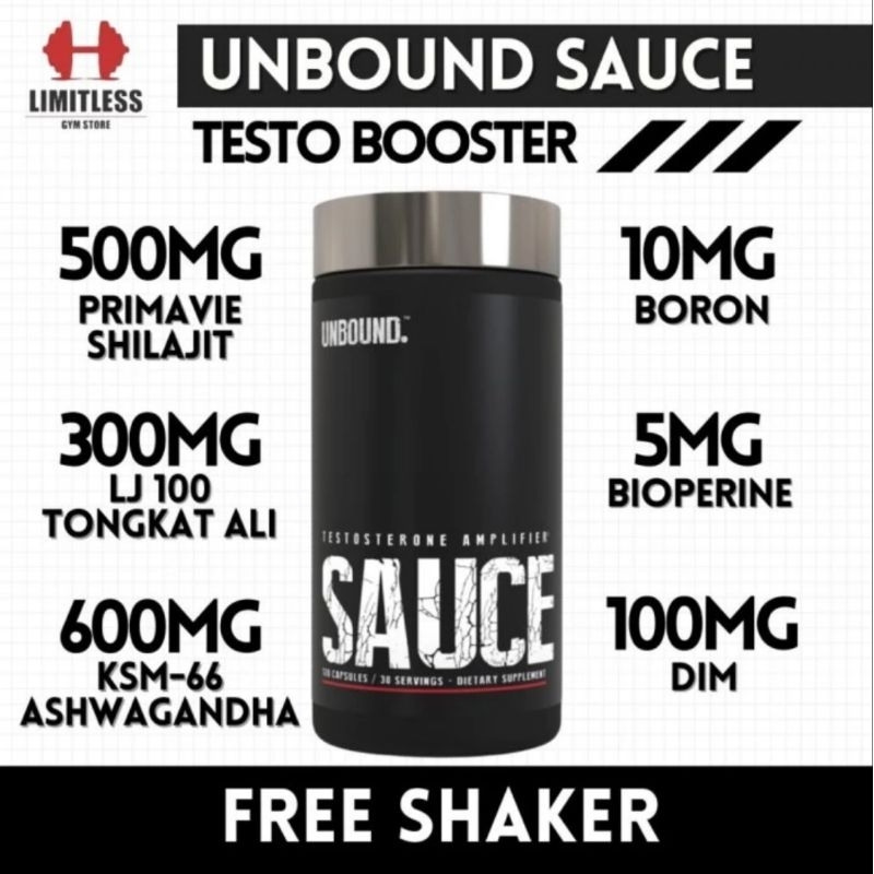 Jual UNBOUND SAUCE BEST NATURAL TEST BOOSTER 120 CAPS KAPSUL Tongkat ...