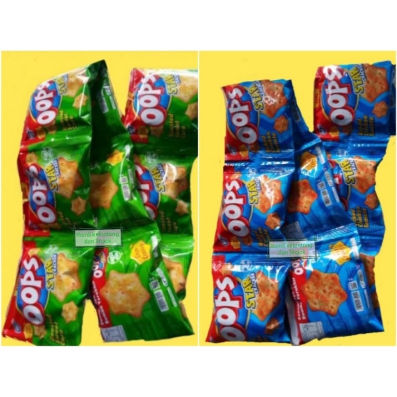 Jual Oops Star Crakers Snack Renceng 10 x 10 gram | Shopee Indonesia