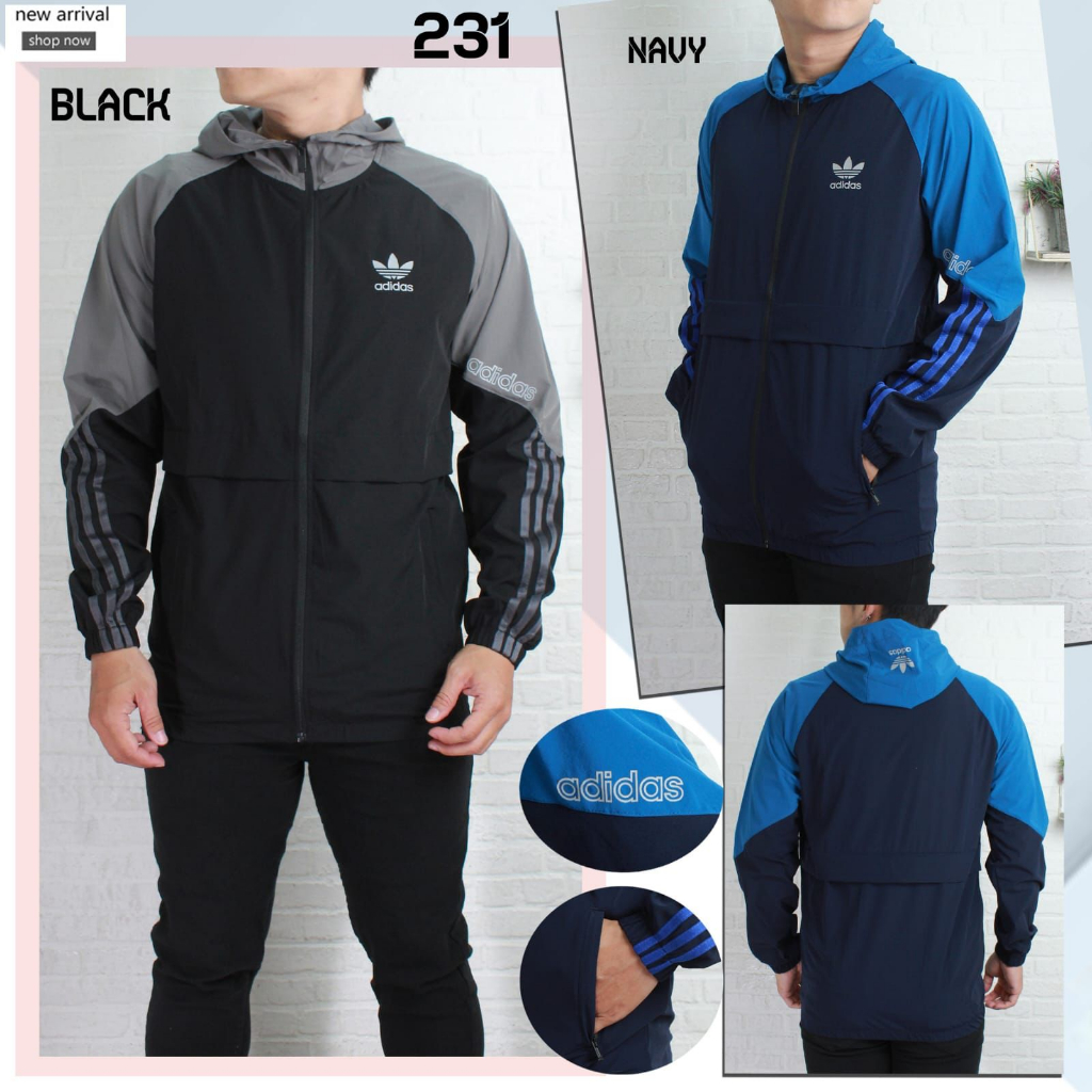 Jual JAKET WINDBREAKER RUNNING JAKET OLAHRAGA PRIA MICRO QUICKDRY ...