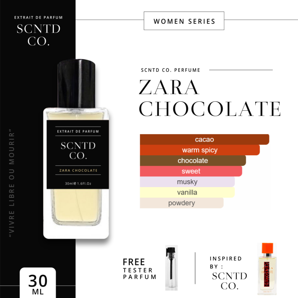 Jual Parfum ZARA CHOCOLATE by SCNTD CO Perfume - FREE TESTER PARFUM ...
