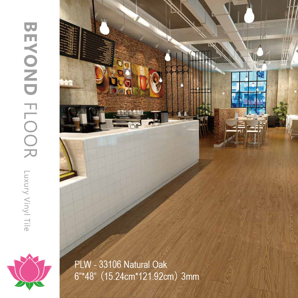 Jual Vinyl Flooring 3mm lantai Motif Kayu Merk BEYOND FLOOR (PLW ...