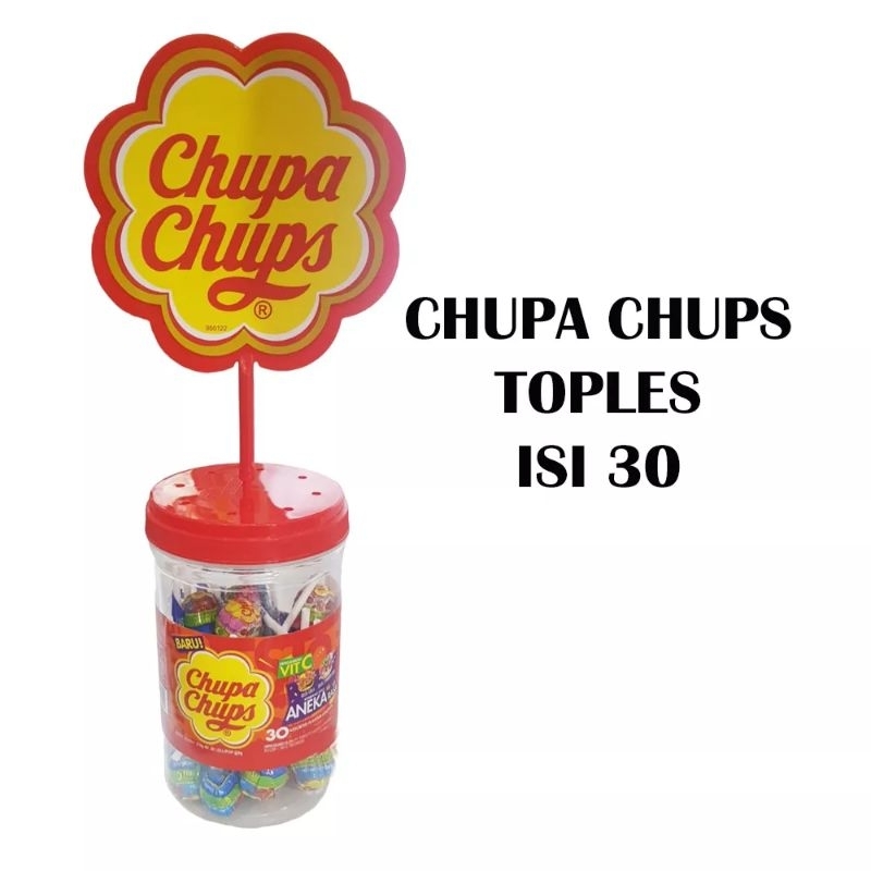 Jual Chupa Chups Lollipops permen 1 toples isi 30 | Shopee Indonesia