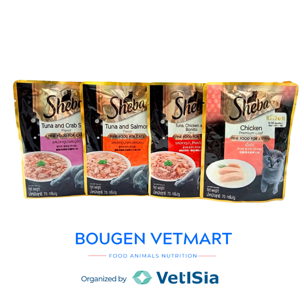 Jual Sheba Wet Food Pouch 70gr | Shopee Indonesia
