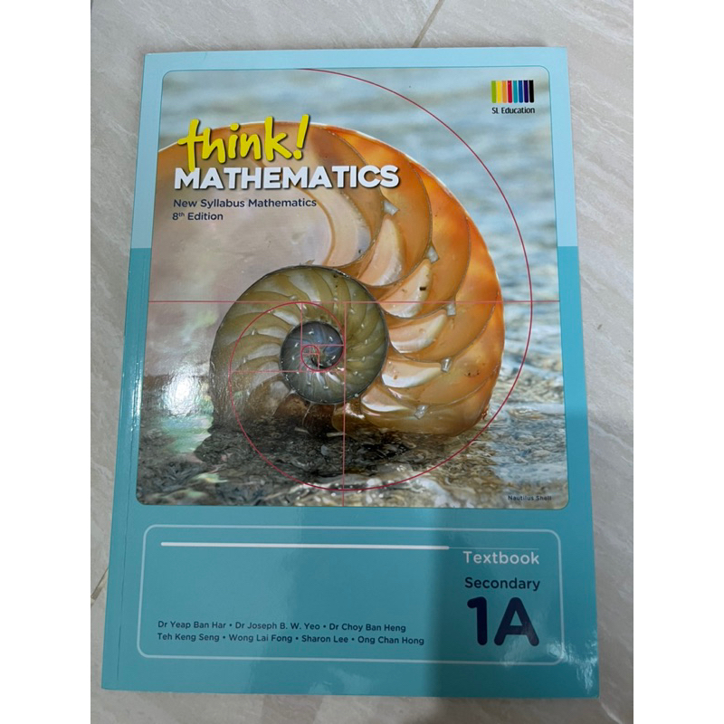 Jual Think! Mathematics textbook 1A & 1B (8th edition) | Shopee Indonesia