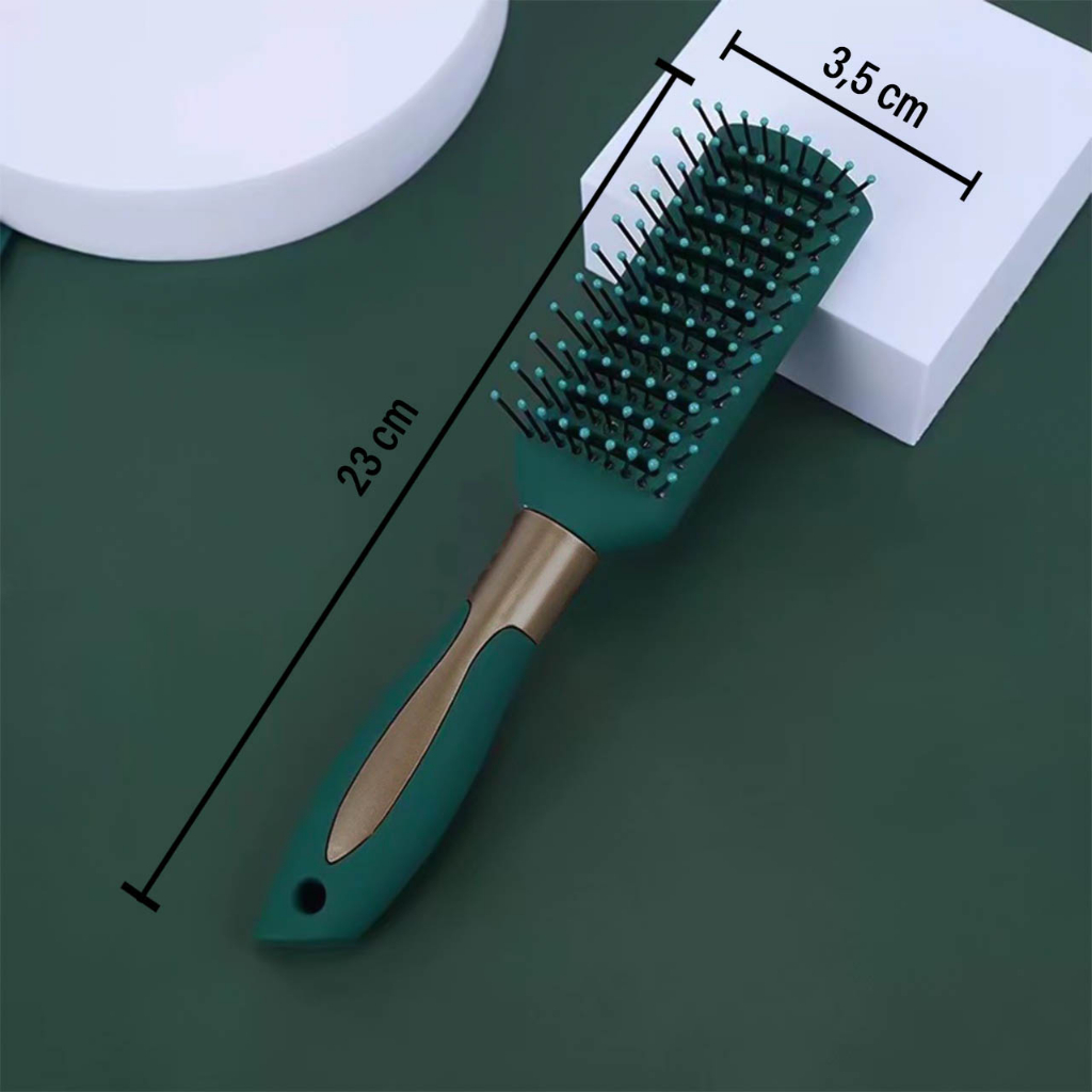 Jual sisir rambut halus anti kusut dan rontok hair brush style roll ...