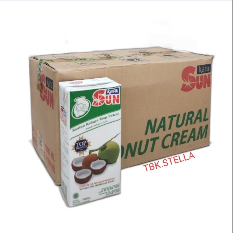 Jual SANTAN SUN KARA (1 KARTON ISI 12 PCS X 1 LITER) | Shopee Indonesia