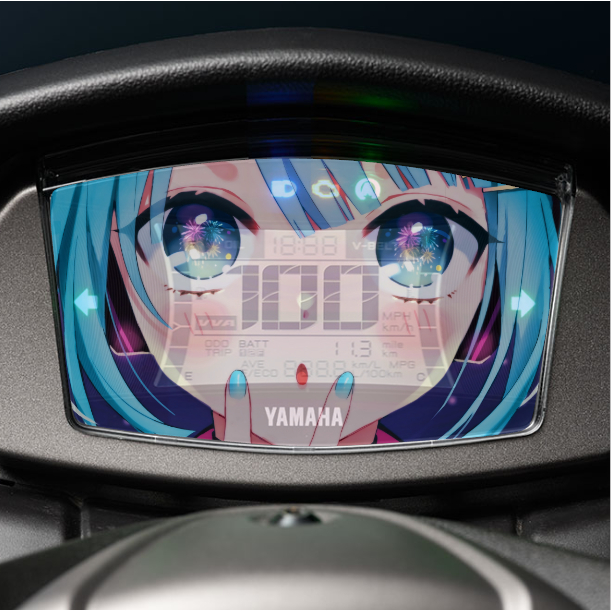 Jual Sticker Stiker Speedometer / Slap Hatsune Miku Anime Vinyl ...