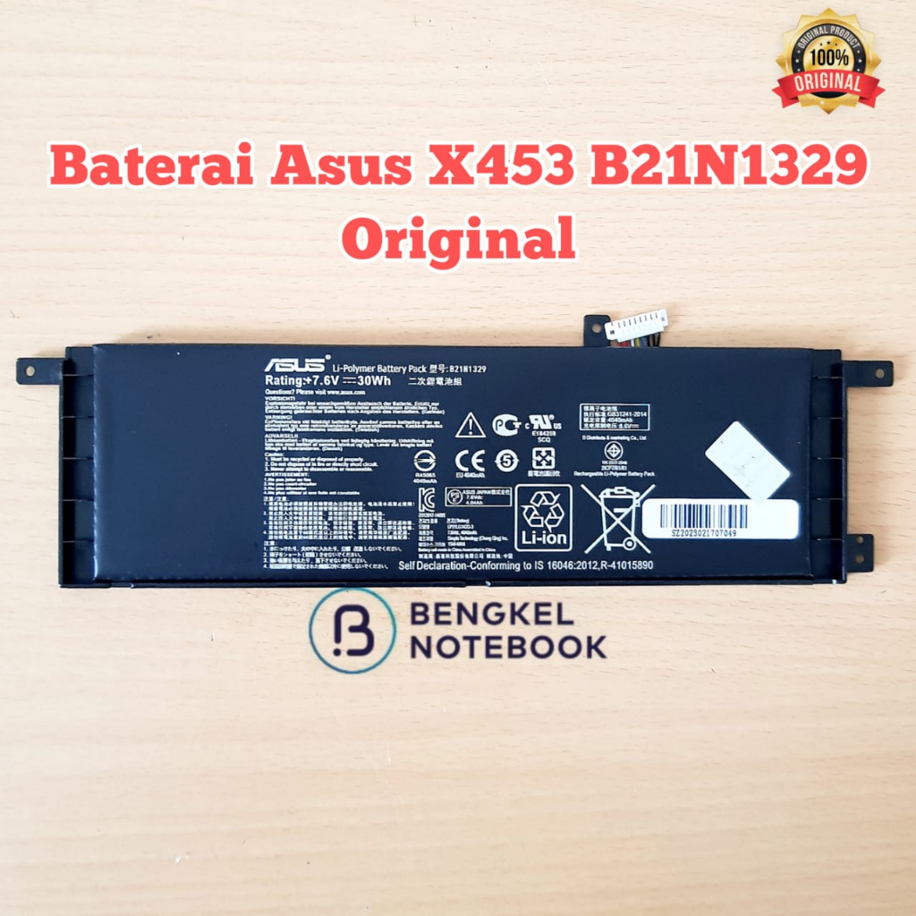 Jual Baterai Asus X453 X453MA X553MA X453S B21N1329 Ultrabook ORIGINAL ...